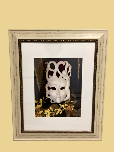 Framed Print Of Mask – True Treasures Inc