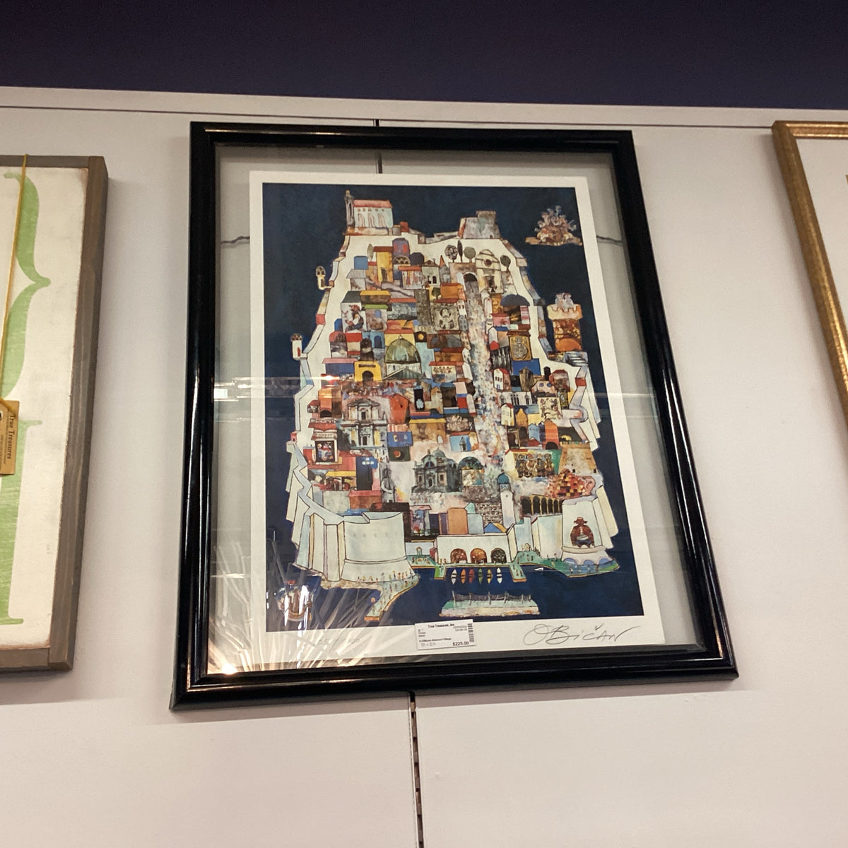 OBican Abstract Village Print – True Treasures Inc