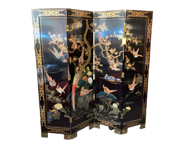 4 Panel Asian Screen – True Treasures Inc